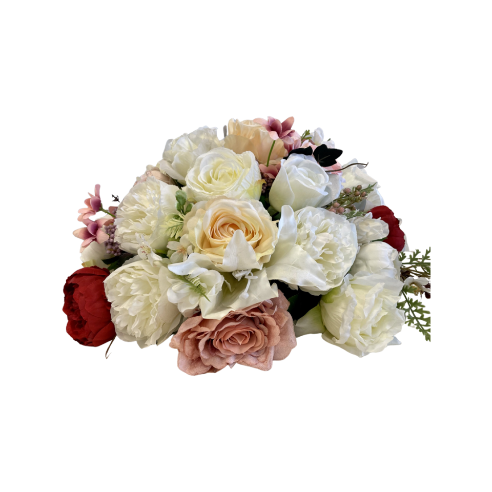 24″ Gold Metal Double Frame Hoop Centerpiece – VP Royal Rentals