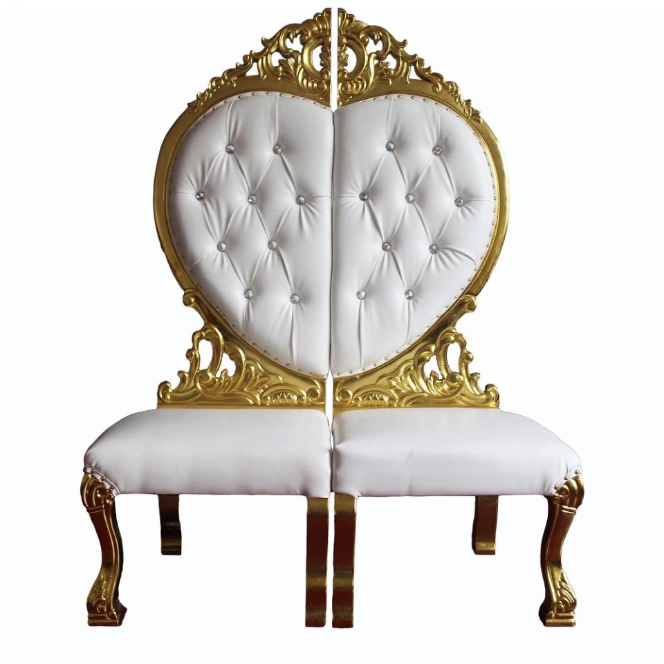 Queen Tiffany Love Seat Throne – VP Royal Rentals