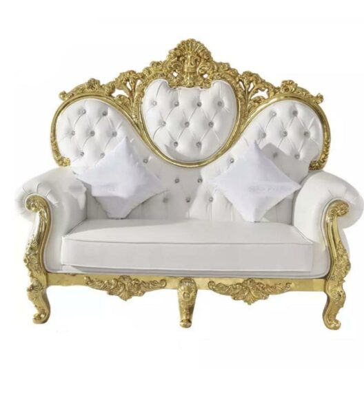 Capri Royal Loveseat Throne Chair – VP Royal Rentals