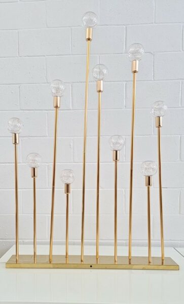 10 Heads Golden LED Light Stand – VP Royal Rentals